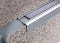 China Flooring Accessory Aluminum Carpet Tile Edge Trim Metal Carpet Edge Trim for sale
