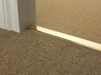China Cover Metal Mouldings Aluminum Carpet Trim 0.8mm for sale