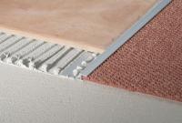 China Cover Metal Mouldings Aluminum Carpet Trim 0.8mm for sale