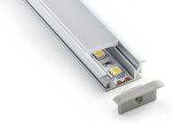 China Electrophoresis Aluminium Profile For Led Strip 1.8m for sale