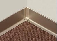 China Wall Base Protection Aluminium Skirting Profile Anodized for sale