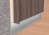 China Decoration Aluminum Skirting Board Strips For Aluminium Extrusion Profile for sale