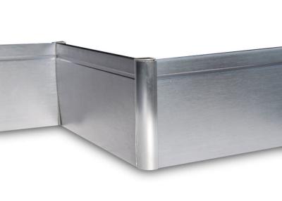 China Kitchen Brushed Aluminium Skirting Aluminum Plinth Skirting Board for sale