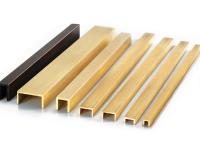 China 2.7m Brass Tile Edge Trim Tile Decoration Concor Finishing Strips Bronze Retro for sale