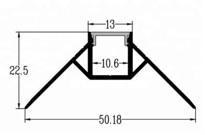 China 90 Degree Corner Led Strip Mounting Channel With Diffuser Cover For Strip Light for sale