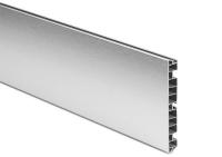 China Aluminium Baseboard Profile 80mm Aluminum Skirting Board for sale