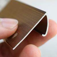 China Aluminium Carpet Smooth Edge Trim Stripes Aluminum Carpet Trim 30mm for sale