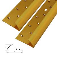 China Aluminum Metal Carpet Edge Trim 10mm Transition Strip Door Threshold for sale