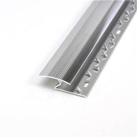 China Silver Aluminium Z Section Aluminum Carpet Trim 15mm Carpet Trim Edge for sale