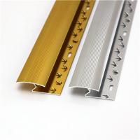 China Silver Aluminium Z Section Aluminum Carpet Trim 15mm Carpet Trim Edge for sale