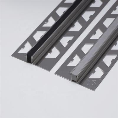 China 15mm Stainless Steel Movement Joint Tile Expansion Joint for sale