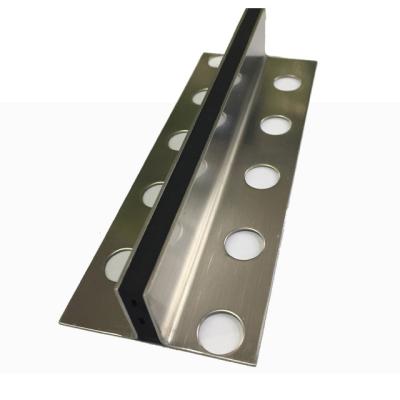 China 2.5cm Stainless Steel Movement Joint Tile Expansion Movement Joint For Stones for sale