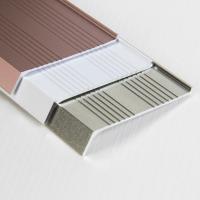 China Self Adhesive Aluminum Skirting Board Wall Protection Kitchen Cabinet Baseboard for sale