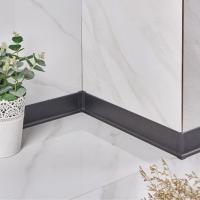 China 2.7m Aluminum Skirting Board Edge Profile Baseboard for sale