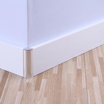 China 60mm Wooden Decorative Skirting Board Aluminium For Kitchen Corner for sale