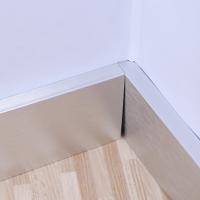 China 60mm Wooden Decorative Skirting Board Aluminium For Kitchen Corner for sale