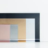 China Brushed Silver Aluminium Skirting Board 60mm For Wall Edge Protection for sale