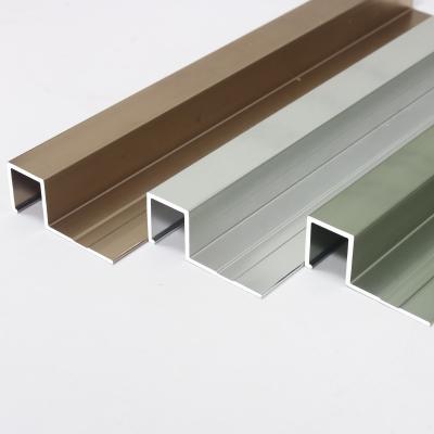 China High Quality Edge Protection Aluminum Tile Trim Aluminium Ceramic Wall Corner Tile Trim for sale