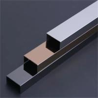 China Golden Aluminium U Channel 15mm Bathroom Tile Edge Trim Metal Tile Trim Strips for sale
