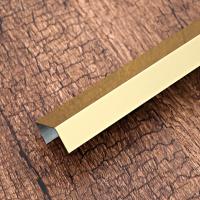 China Golden Aluminium U Channel 15mm Bathroom Tile Edge Trim Metal Tile Trim Strips for sale