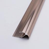 China 6mm Aluminium Brushed Chrome Tile Trim Electrophoresis for sale