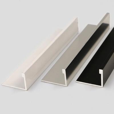 China SGS 6mm Aluminium Tile Trim Electrophoresis Aluminium Profile 6063 for sale