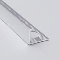 China 2.7m Zinc Chrome Square Edge Tile Trim Aluminum for sale