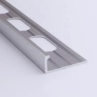 China 2.7m Zinc Chrome Square Edge Tile Trim Aluminum for sale