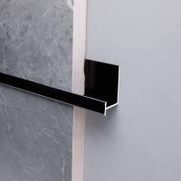 China Polished H Shape 20mm Aluminium Tile Trim Stripes Profile for sale