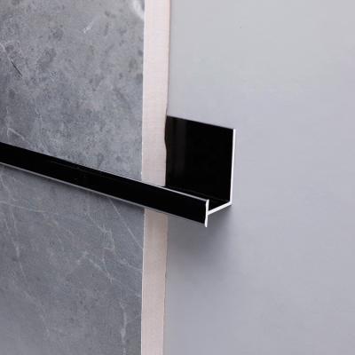 China Polished H Shape 20mm Aluminium Tile Trim Stripes Profile for sale