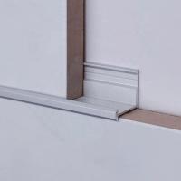 China Polished H Shape 20mm Aluminium Tile Trim Stripes Profile for sale