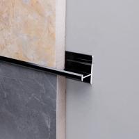 China Polished H Shape 20mm Aluminium Tile Trim Stripes Profile for sale