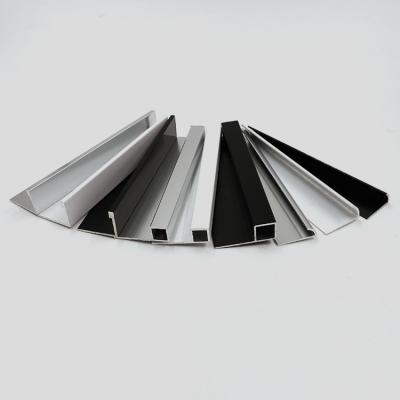 China 10mm Square Edge Metal Tile Trim Smooth Surface for sale