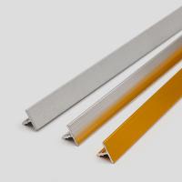 China ISO9001 Aluminium Tile Trim 10mm Aluminium Square Edge Tile Trim for sale