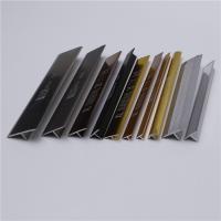 China ISO9001 Aluminium Tile Trim 10mm Aluminium Square Edge Tile Trim for sale