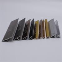 China ISO9001 Aluminium Tile Trim 10mm Aluminium Square Edge Tile Trim for sale
