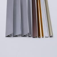 China Aluminum Anodizing Gold Aluminium Square Edge Tile Trim T Shape for sale