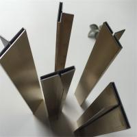 China T Stainless Steel Gold Silver Aluminium Tile Trim  8mm 10mm for sale