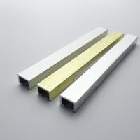 China 10MM Aluminium L Shaped Trim Brush Gold ISO9001 for sale