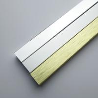 China 10MM Aluminium L Shaped Trim Brush Gold ISO9001 for sale