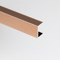 China 10MM Brush Gold Aluminium Tile Trim Decoration Polished for sale