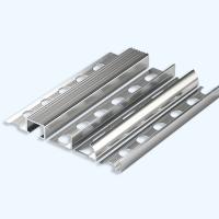 China Brush Gold 10mm Chrome Round Edge Tile Trim Decoration for sale