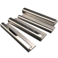 China Tile Transition Strip Square Shape Brushed Stainless Steel Tile Trim 10mm for sale