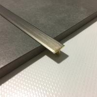 China Brass Metal Transition Strip Brass Tile Trim 10mm Mirror Polished for sale