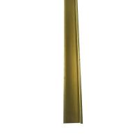 China Extrusion Profile Brushed Brass Tile Trim 12mm Wall Transition U Shape for sale