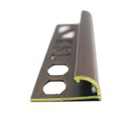 China Corrosion Resistant Durable Brass Transition Strip Quarter Round Edge Tile Trim for sale