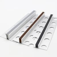 China Ceramic Flooring Aluminum Extrusion Tile Movement Joint Wood Floor And Tile Trim for sale