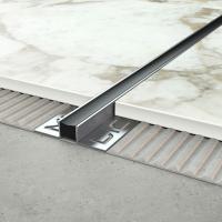 China Ceramic Flooring Aluminum Extrusion Tile Movement Joint Wood Floor And Tile Trim for sale