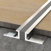 China Anodised 15mm Aluminium Movement Joint For Stone Floors for sale