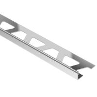 China Curving Corner Tile Profile Silver Stainless Steel Tile Trim 10mm Round Shape for sale